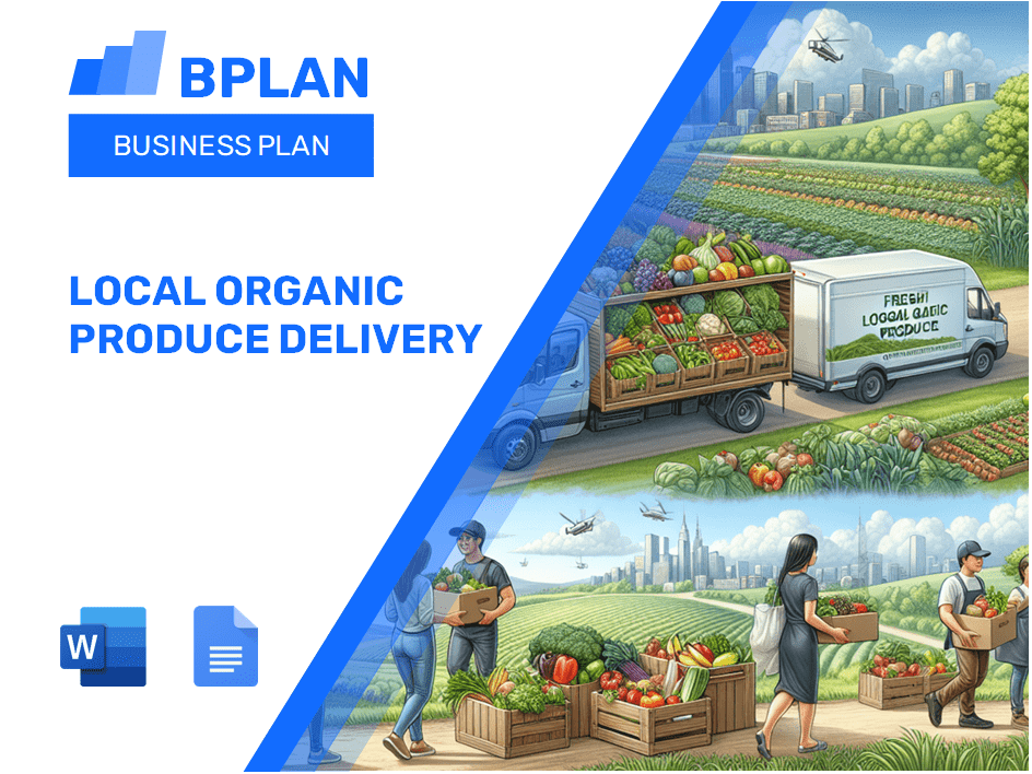 Local Organic Produce Delivery Business Plan Template