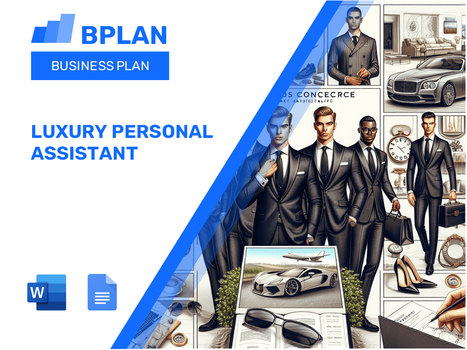 Luxury Personal Assistant Business Plan Template