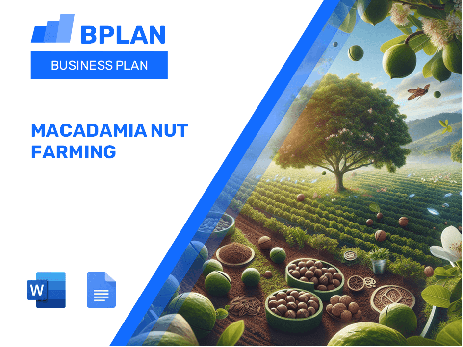 Macadamia Nut Farming Business Plan Template