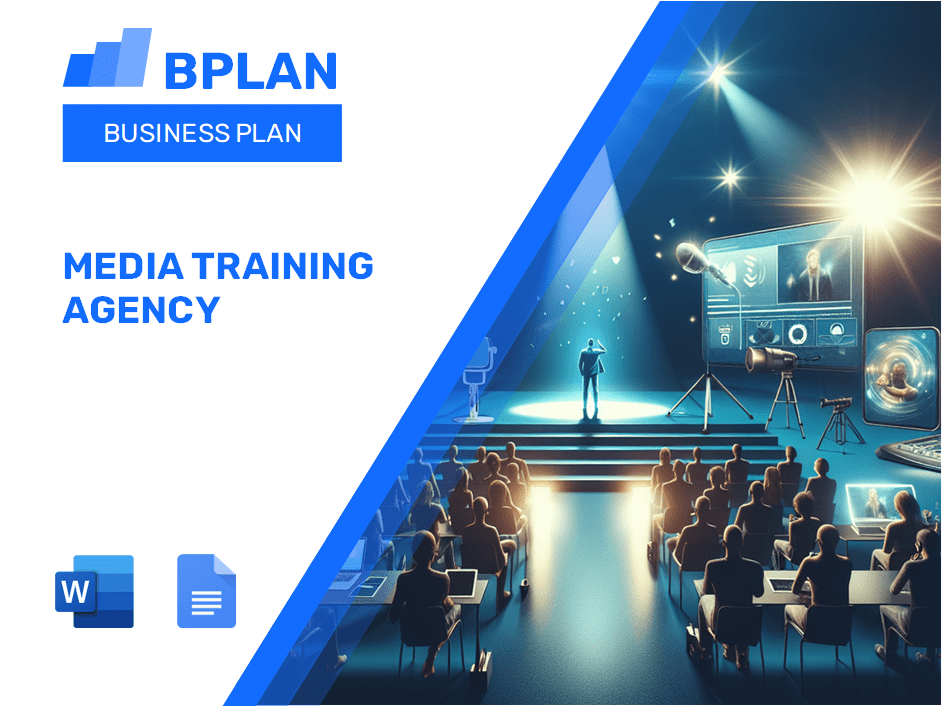 Media Training Agency Business Plan Template