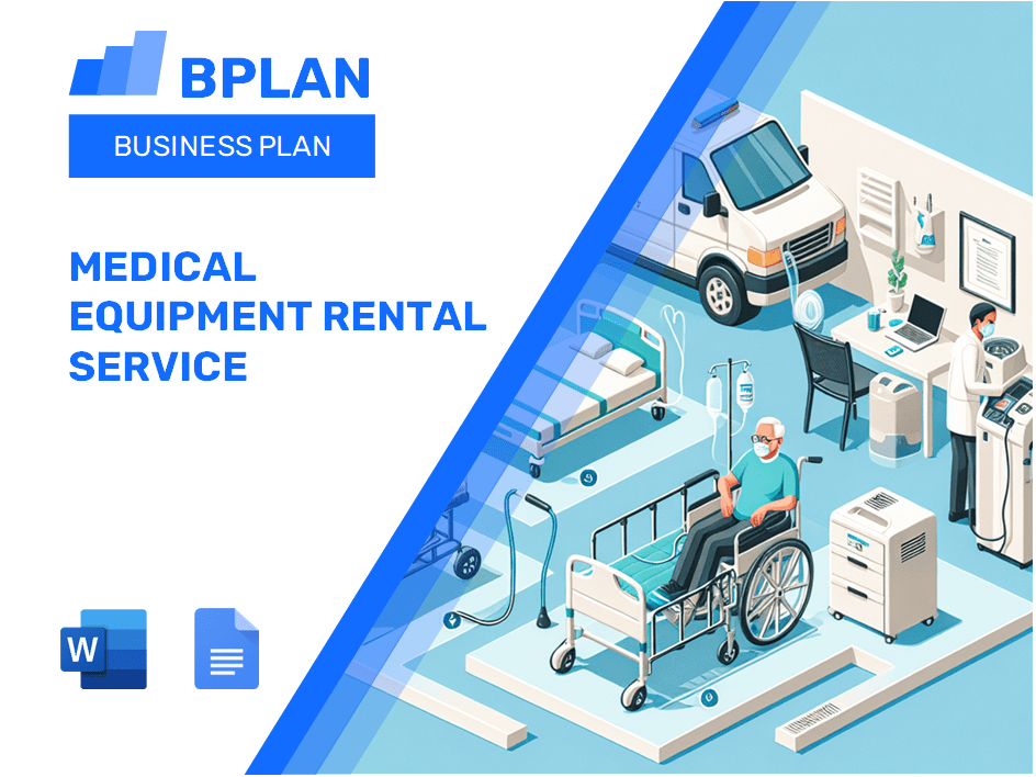 Medical Equipment Rental Business Plan Template