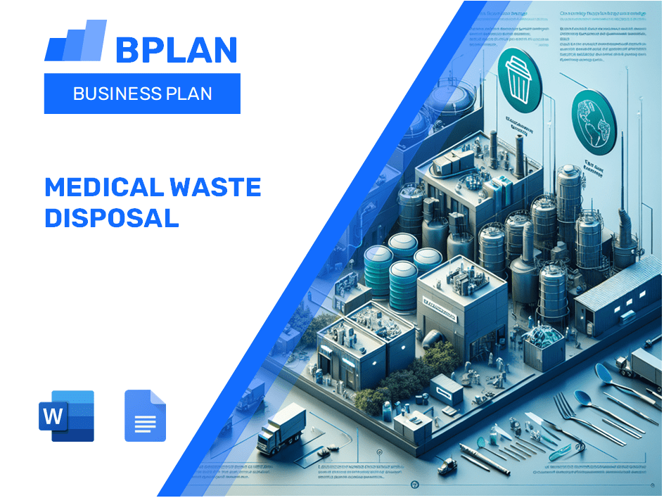 Medical Waste Disposal Business Plan Template