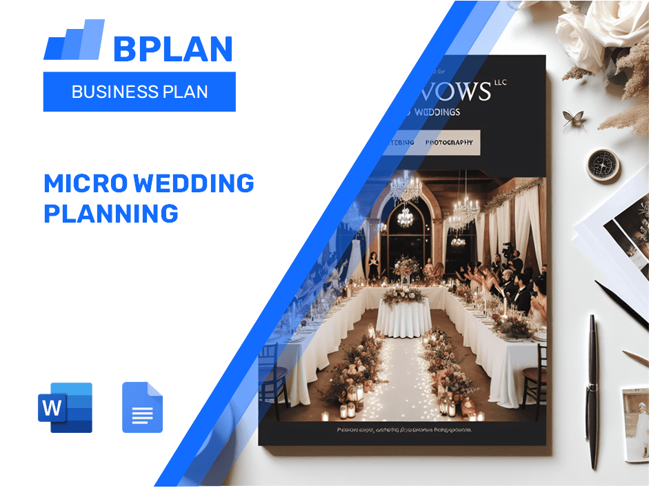 Micro Wedding Planning Business Plan Template - BPlan AI
