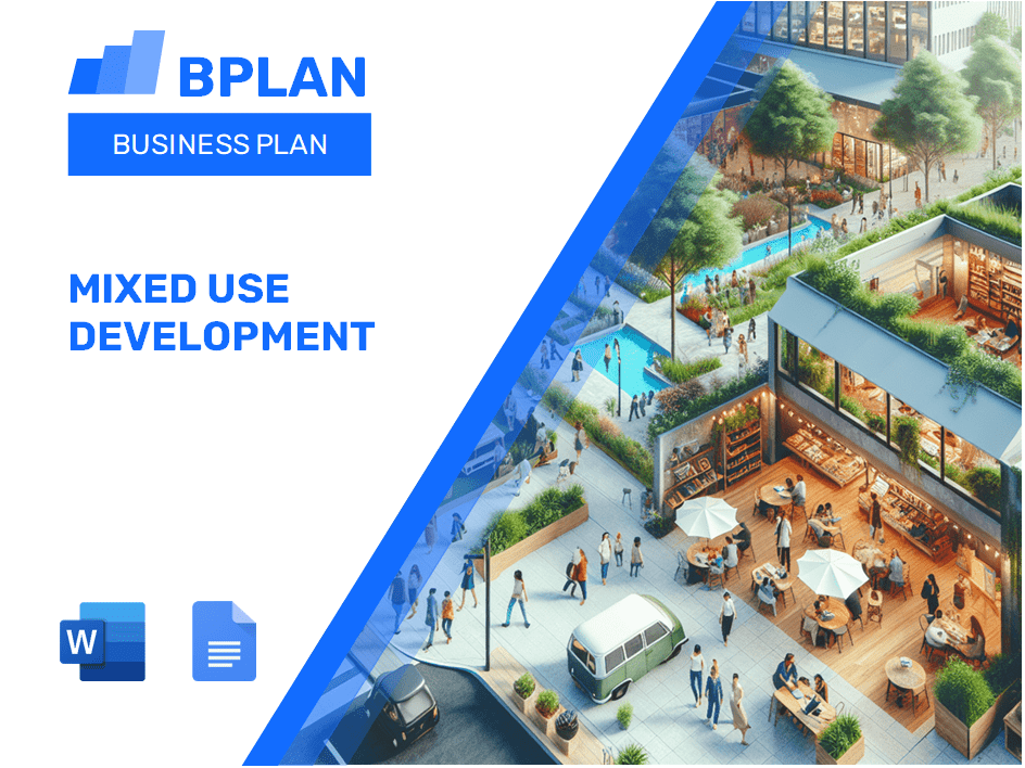 Mixed Use Development Business Plan Template
