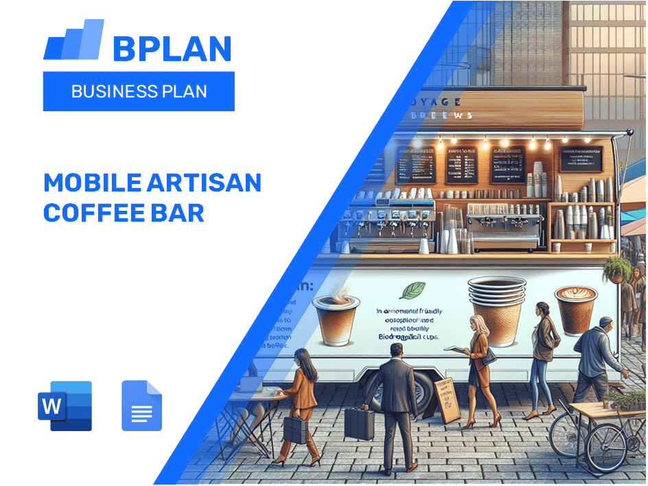 Mobile Artisan Coffee Bar Business Plan Template - BPlan AI