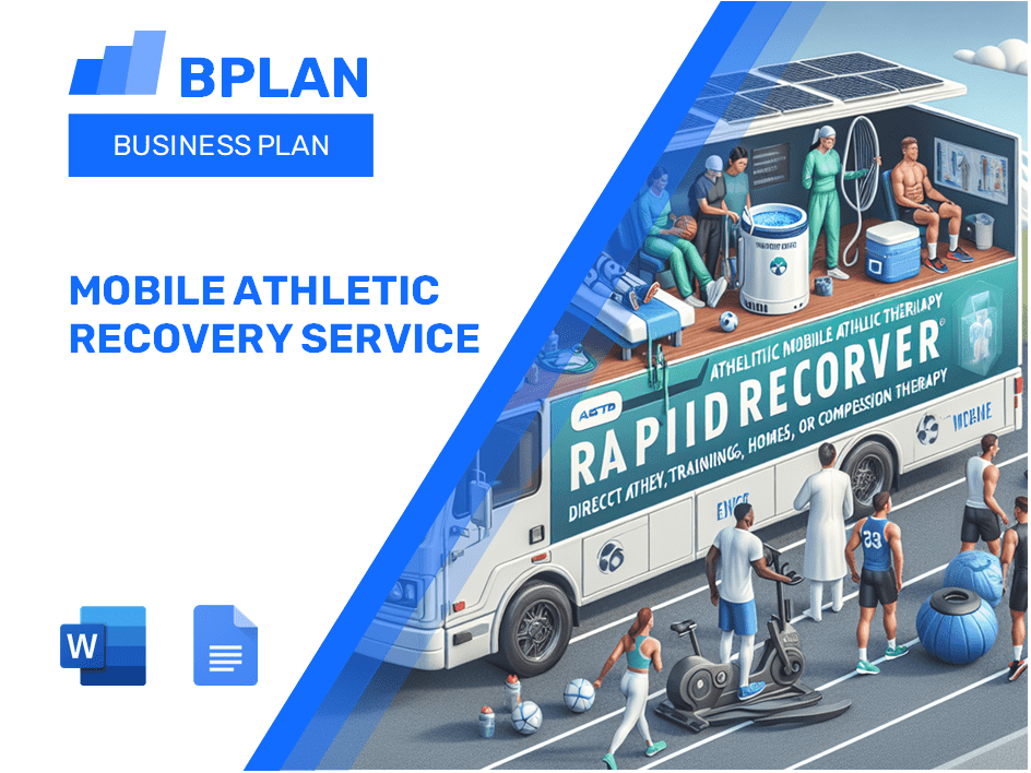 Mobile Athletic Recovery Business Plan Template