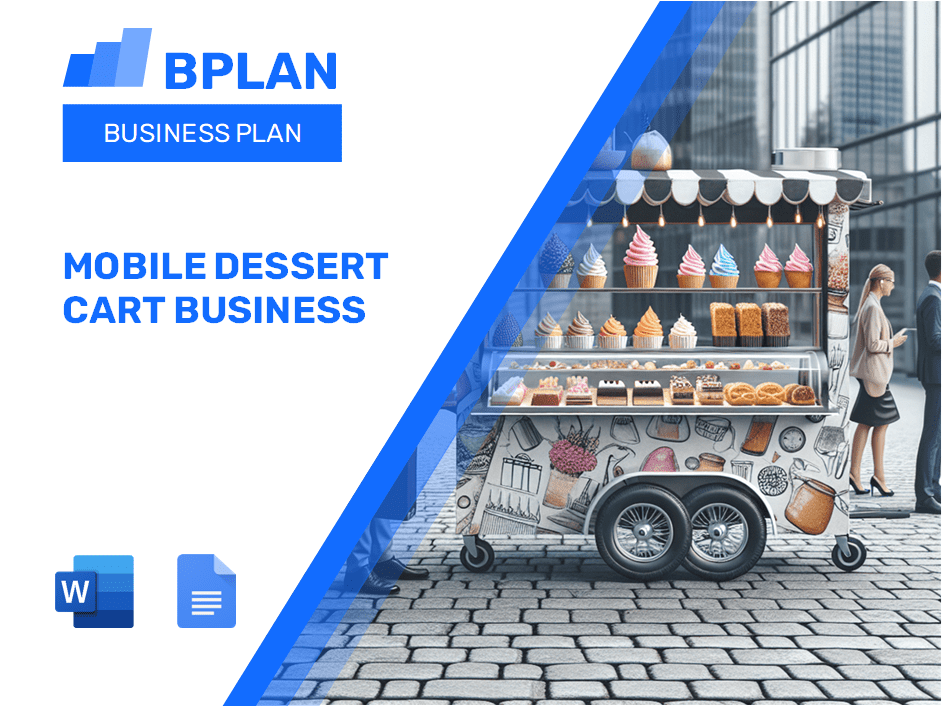 Mobile Dessert Cart Business Plan Template - BPlan AI