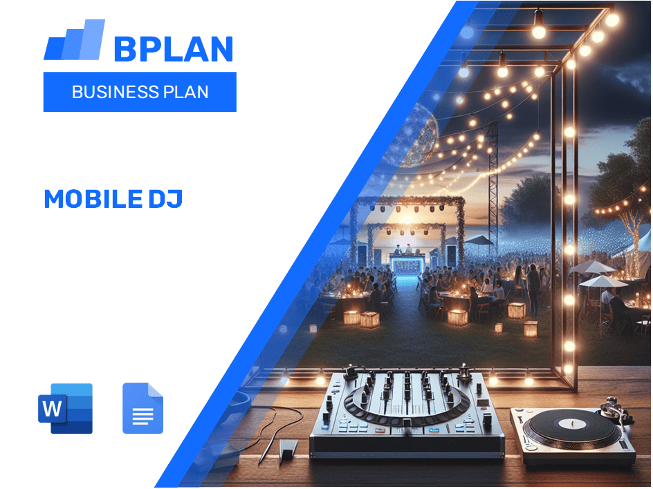 Mobile DJ Business Plan Template
