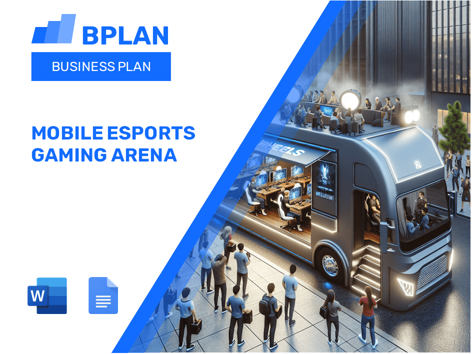 Mobile Esports Gaming Arena Business Plan