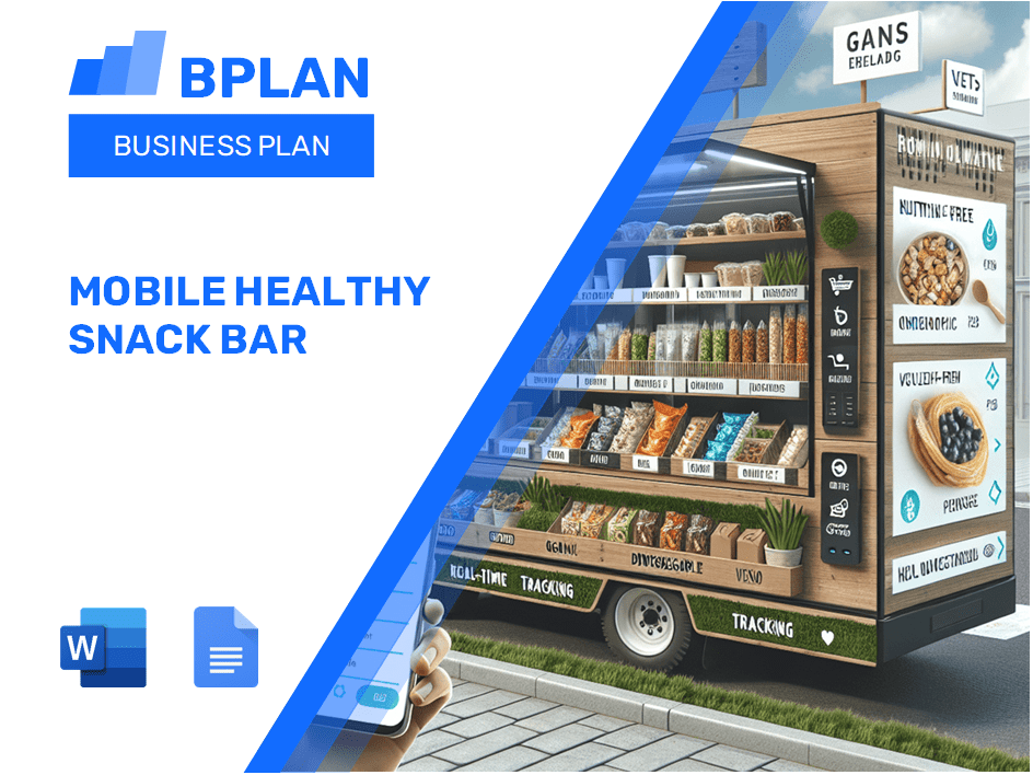 Mobile Healthy Snack Bar Business Plan Template - BPlan AI