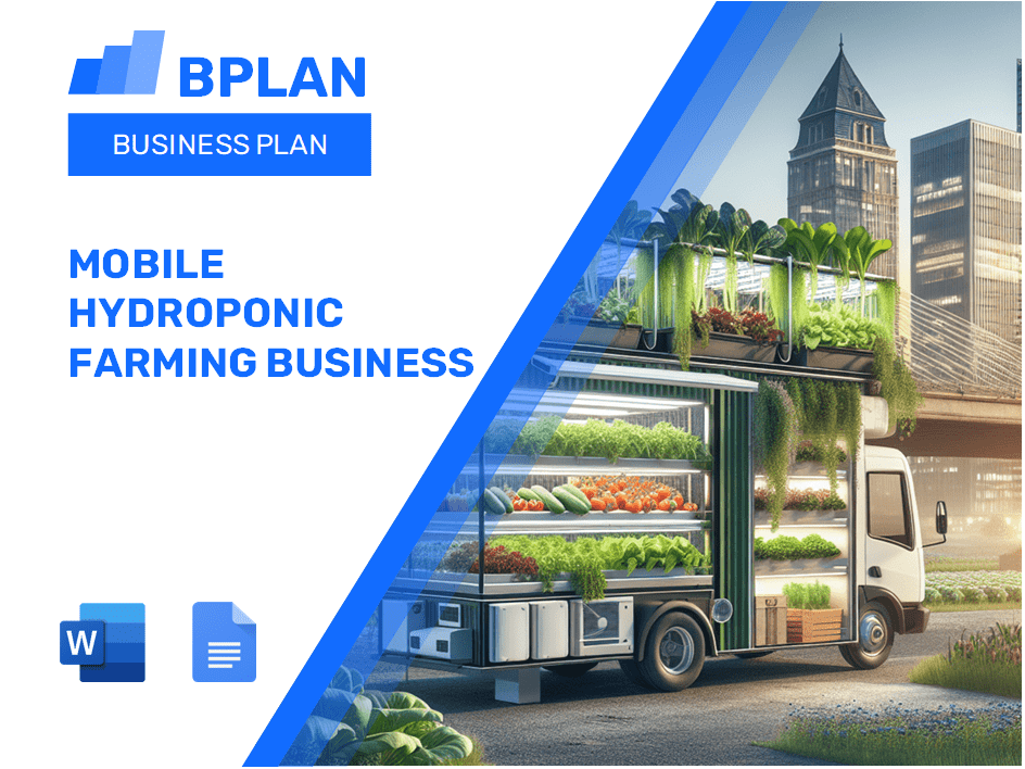 Mobile Hydroponic Farming Business Plan