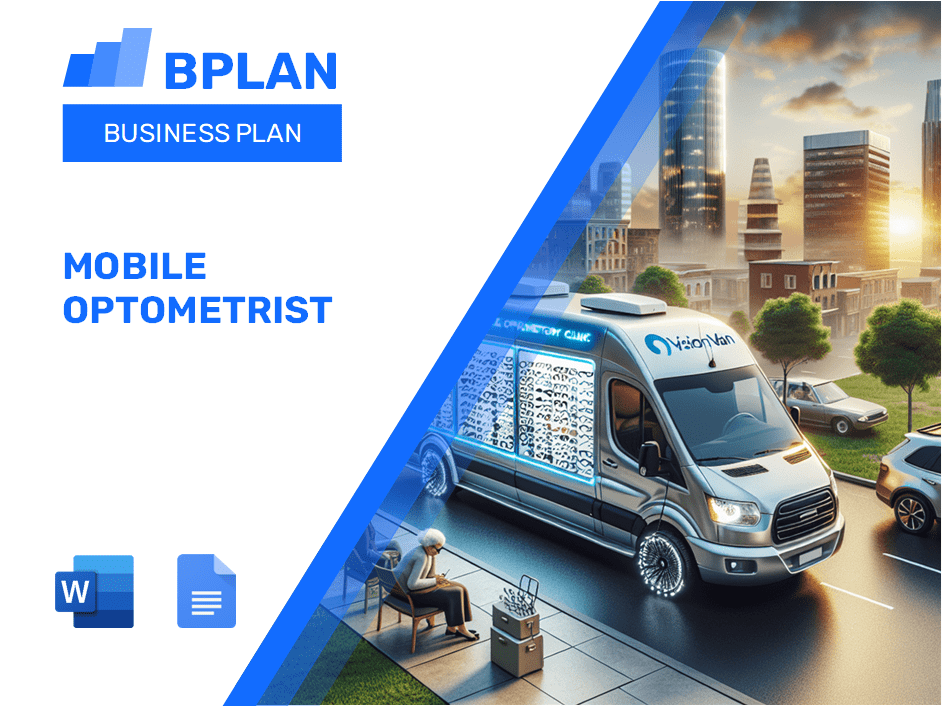 Mobile Optometrist Business Plan Template for 2024