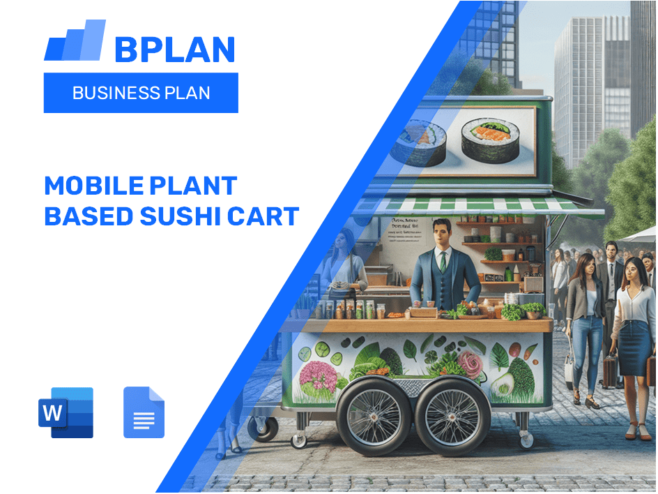Mobile Plant Based Sushi Cart Business Plan - BPlan AI