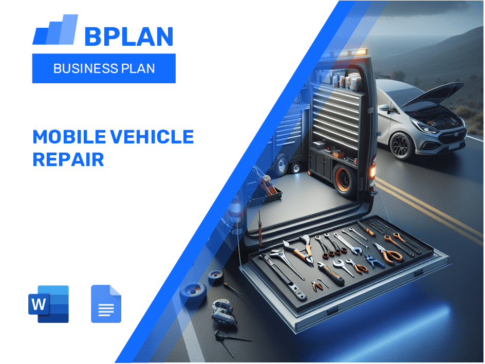 Mobile Vehicle Repair Business Plan Template - BPlan AI