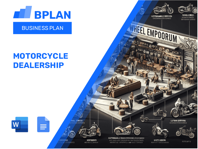 Motorcycle Dealership Business Plan Template - BPlan AI