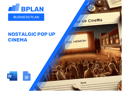 Pop Up Cinema Business Plan Template & Example (2024)