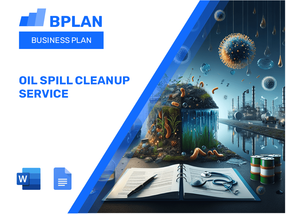 Oil Spill Cleanup Business Plan Template