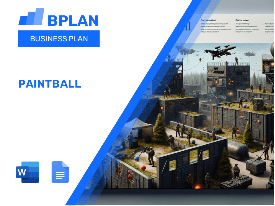 Paintball Business Plan Template