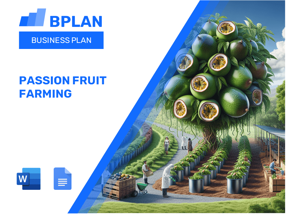 Passion Fruit Farming Business Plan Template 2024