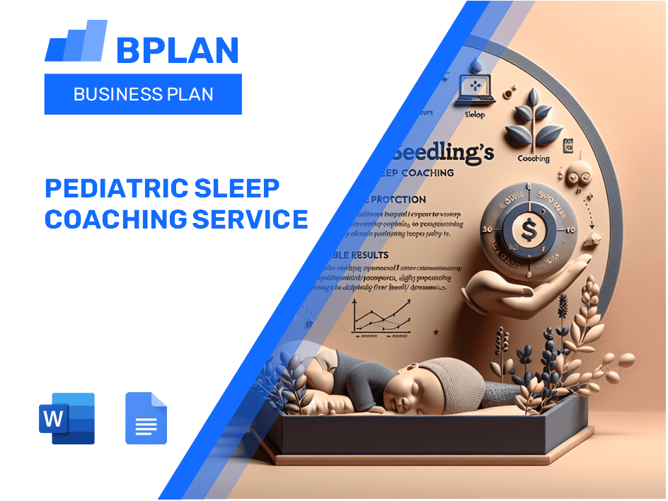 Pediatric Sleep Coaching Business Plan Template