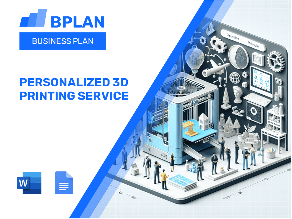 3D Printing Business Plan Template - BPlan AI