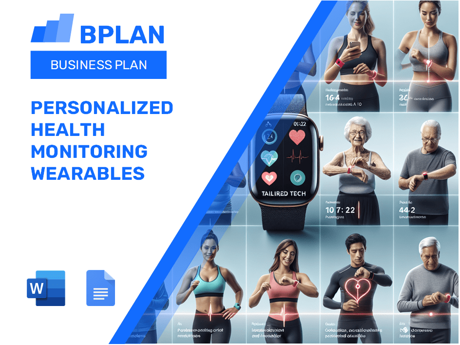 Health Monitoring Wearables Business Plan