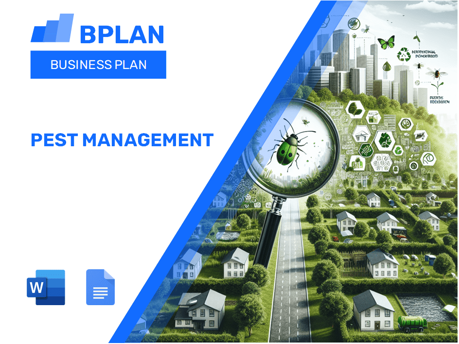 Pest Control Business Plan Template