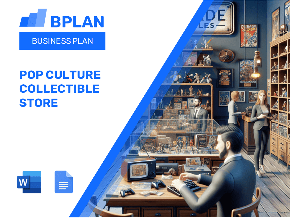 Pop Culture Collectible Store Business Plan - BPlan AI