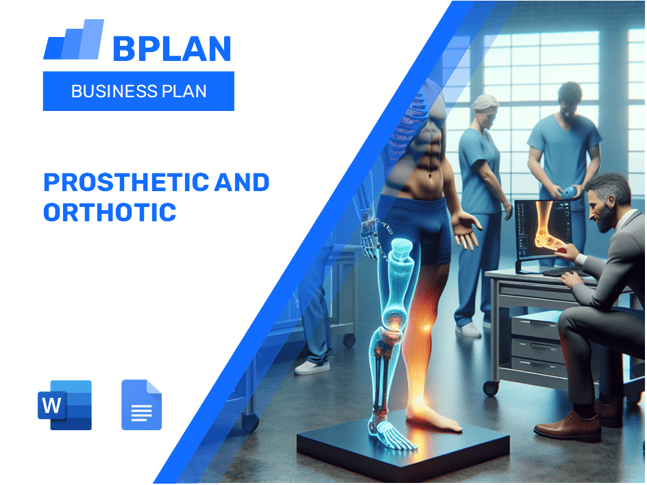 Prosthetic And Orthotic Business Plan Template (2024)