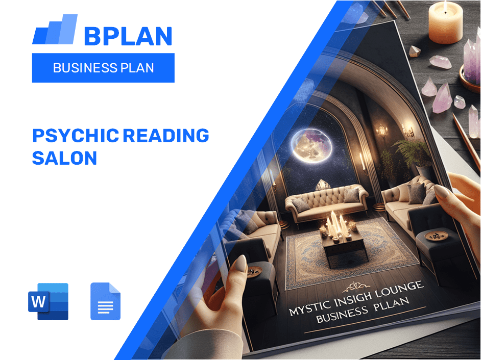 Psychic Reading Salon Business Plan Template
