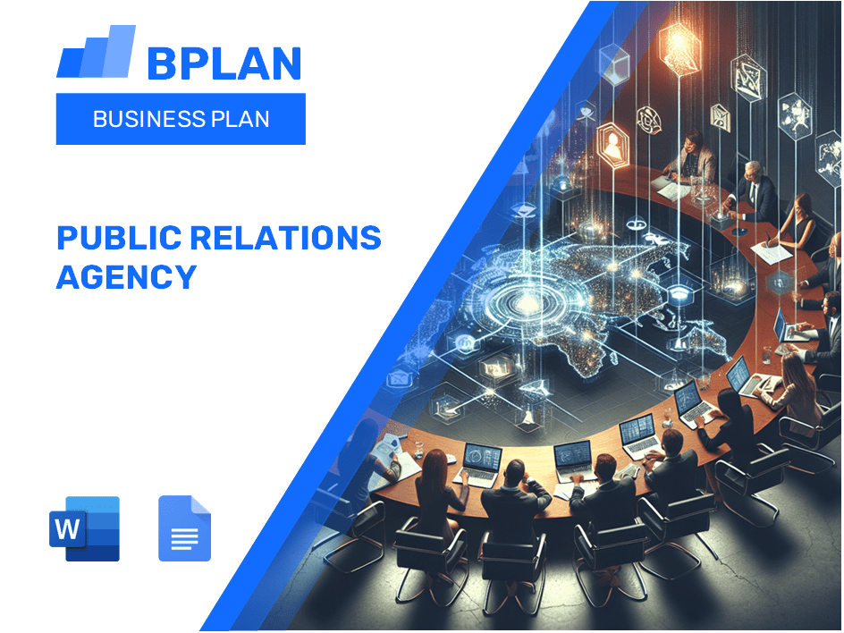PR Agency Business Plan Template for 2024 - BPlan AI
