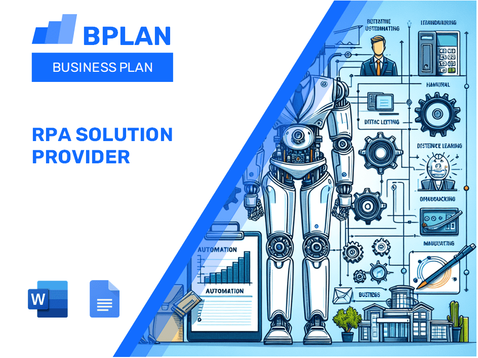 RPA Solution Provider Business Plan Template - BPlan AI