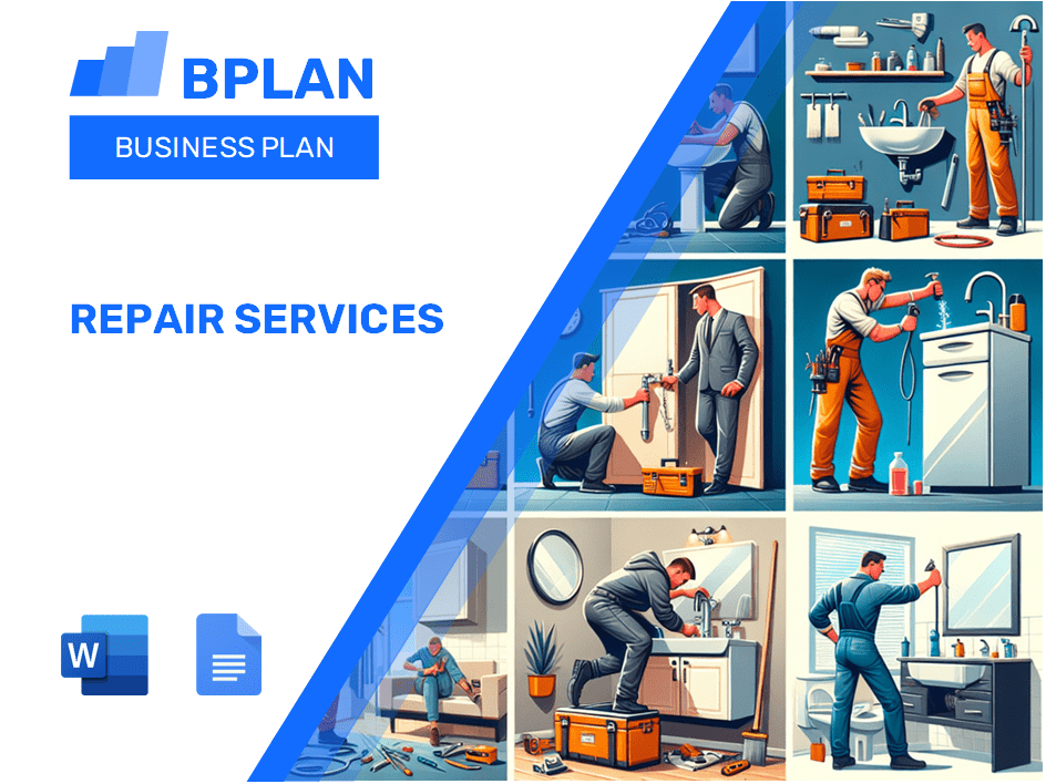 Repair Services Business Plan Template - BPlan AI