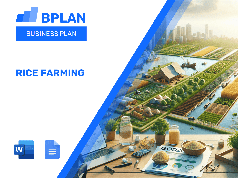 Rice Farming Business Plan Template - BPlan AI