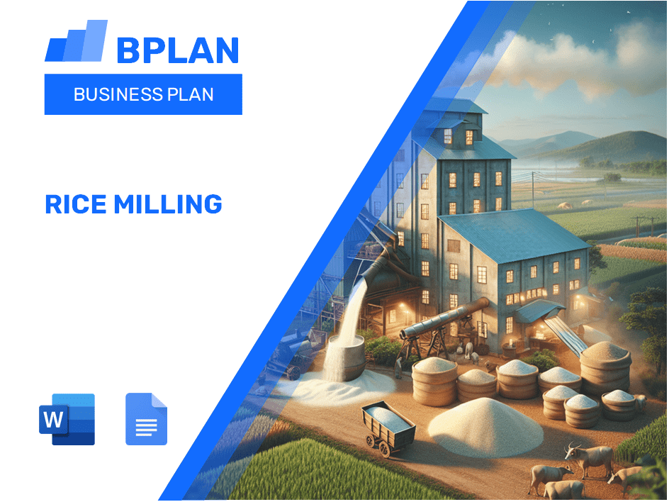 Rice Milling Business Plan Template