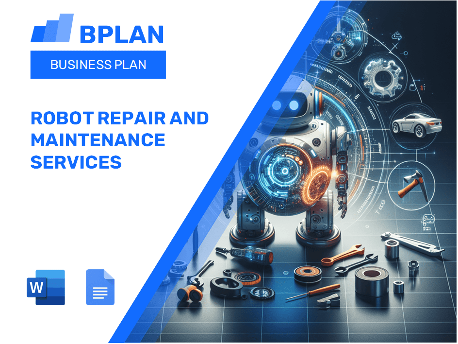 Robot Repair and Maintenance Business Plan Template