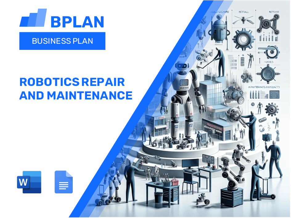 Robotics Repair Business Plan Template