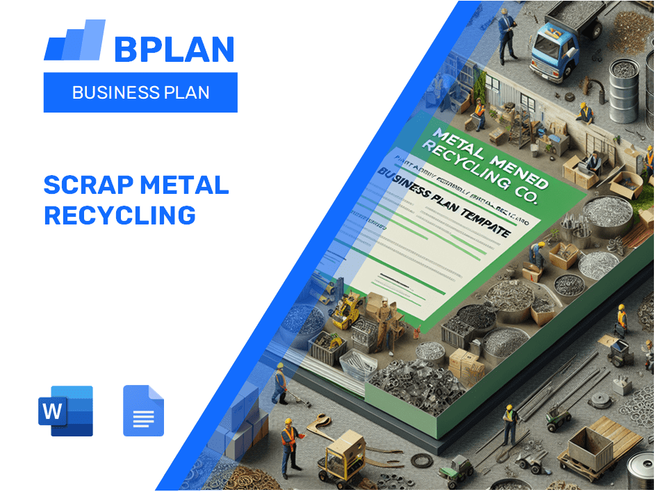 Scrap Metal Recycling Business Plan Template - BPlan AI
