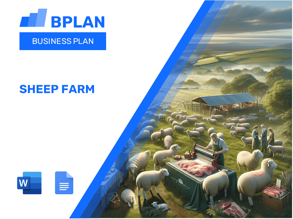 Sheep Farm Business Plan Template