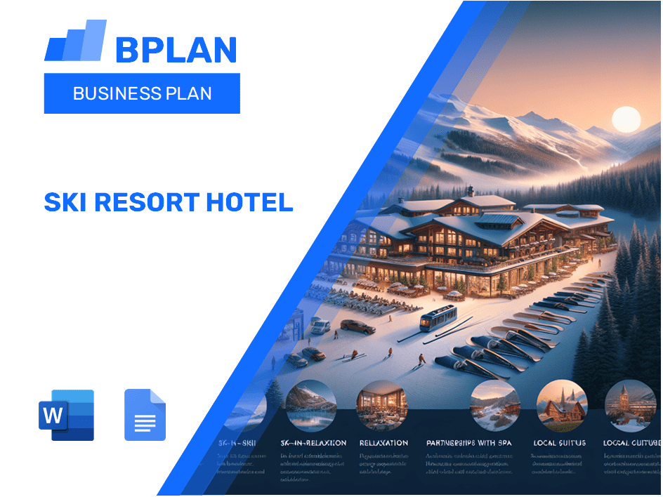 Ski Resort Hotel Business Plan Template - BPlan AI