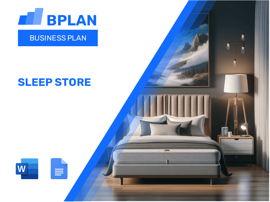Sleep Store Business Plan Template - BPlan AI