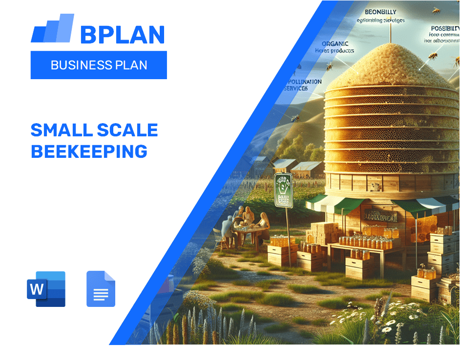 Small Scale Beekeeping Business Plan Template