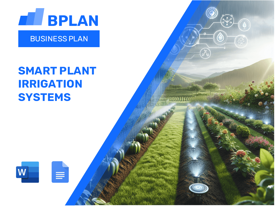 Smart Plant Irrigation Business Plan Template - BPlan AI