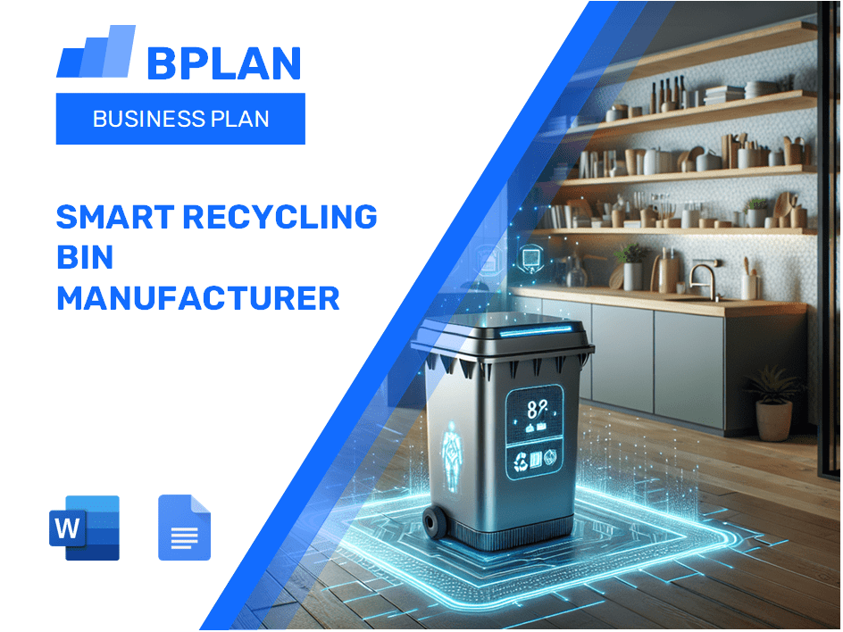 Smart Recycling Bin Business Plan Template