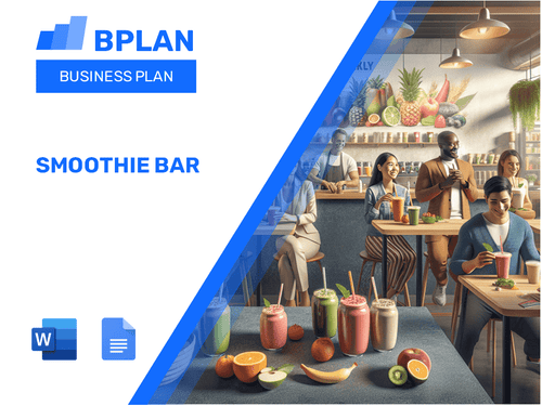 Smoothie Bar Business Plan Template