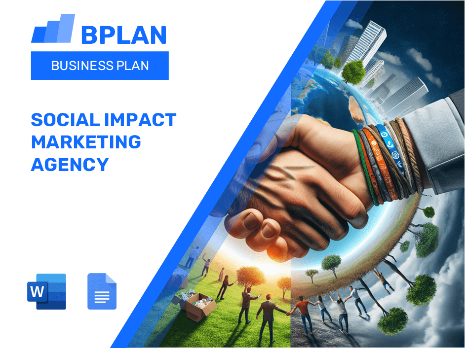 Social Impact Marketing Agency Business Plan Template