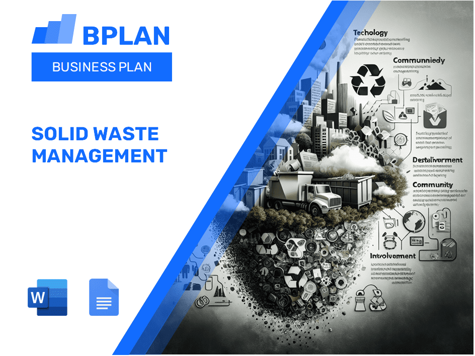 Solid Waste Management Business Plan Template