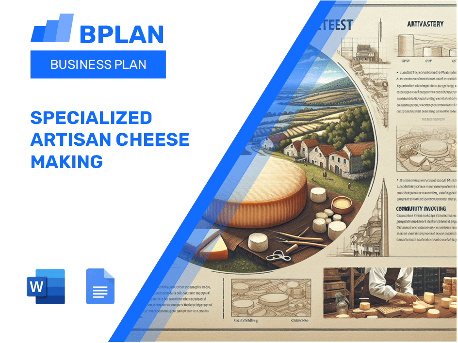 Cheese Making Business Plan Template - BPlan AI