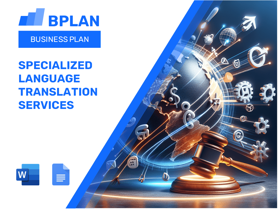 Language Translation Business Plan Template - BPlan AI