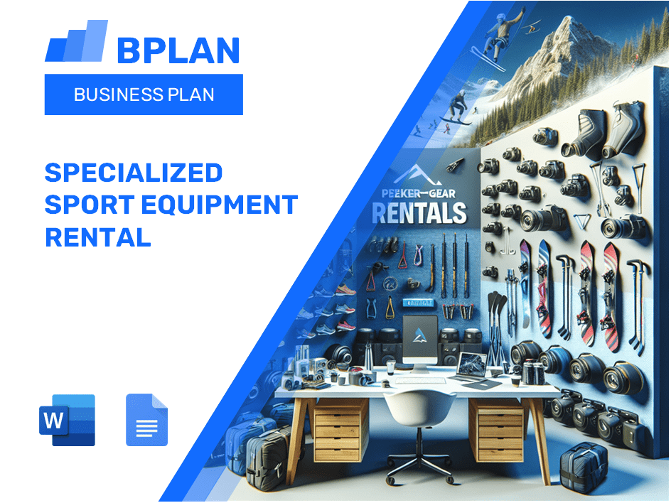 Specialized Sport Equipment Rental Business Plan